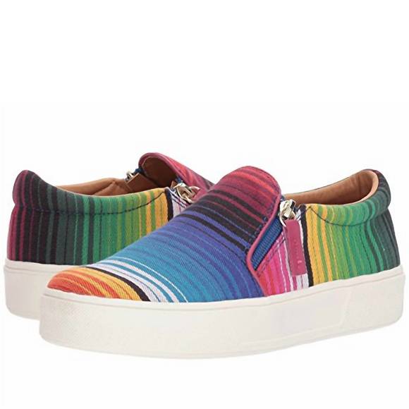 Volatile | Shoes | New Volatile Womens Striped Slipon Shoes In Multi ...